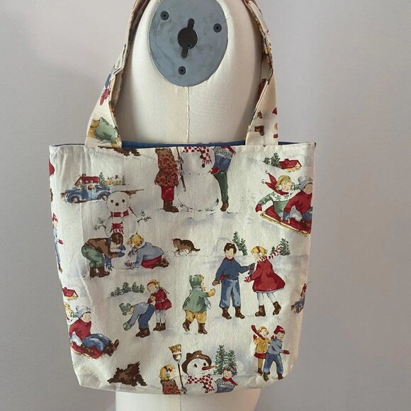Hand Crafted | Bags | Winter Theme Tote Bag | Poshmark